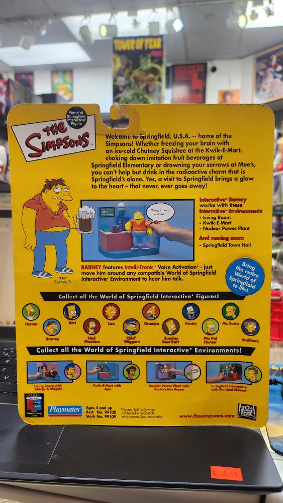 The Simpsons: World of Springfield: Barney – Anime City Incorporated