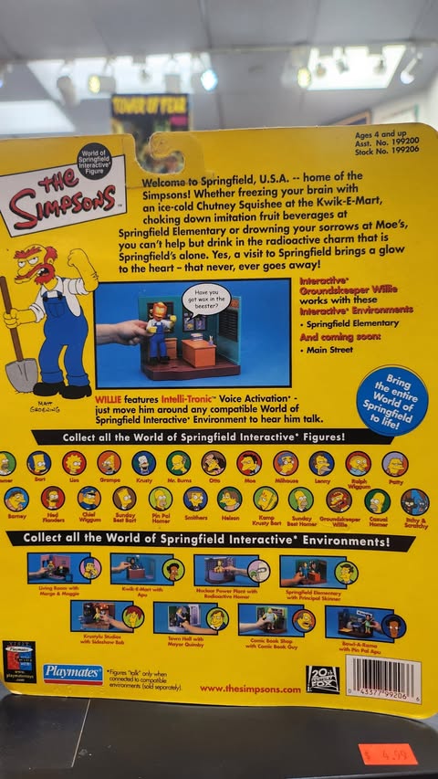The Simpsons: World of Springfield: Grounds Keeper Willie – Anime City ...
