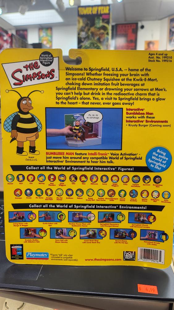 The Simpsons: World of Springfield: Bumblebee Man – Anime City Incorporated