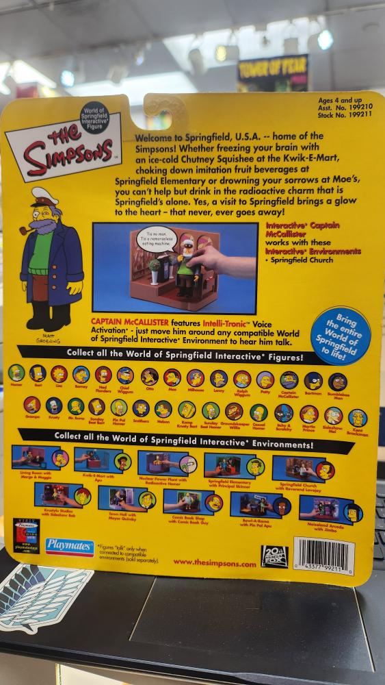 The Simpsons: World of Springfield: Captain McCallister – Anime City ...