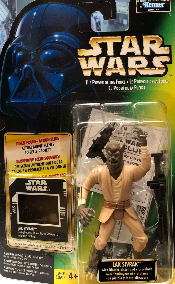 Star Wars Power of the Force: 3 3/4" Lak Sivrak W/Freeze Frame Action ...