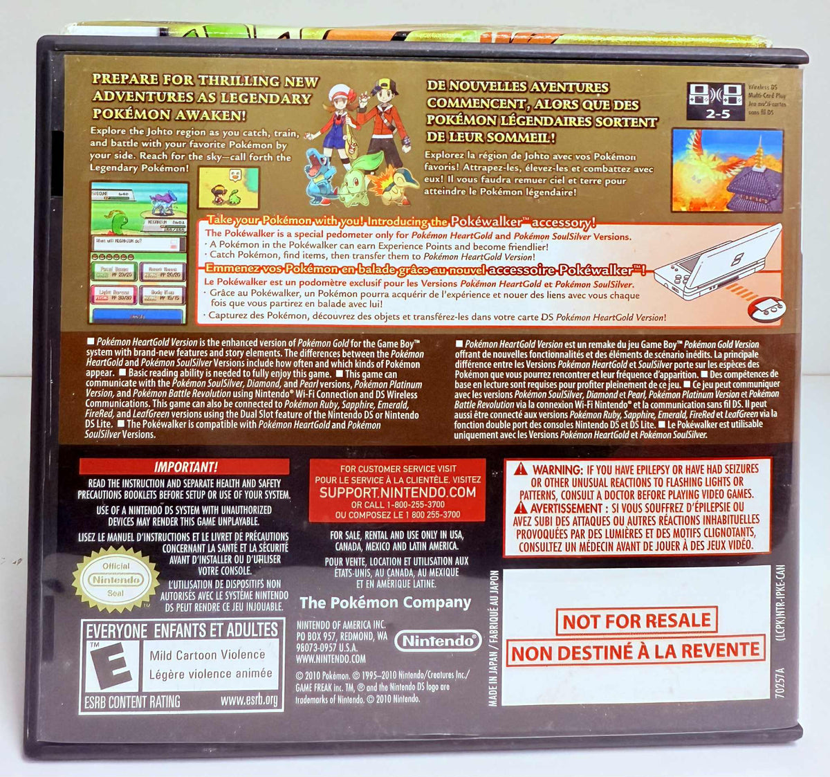Nintendo DS Pokemon Heartgold Version – Anime City Incorporated